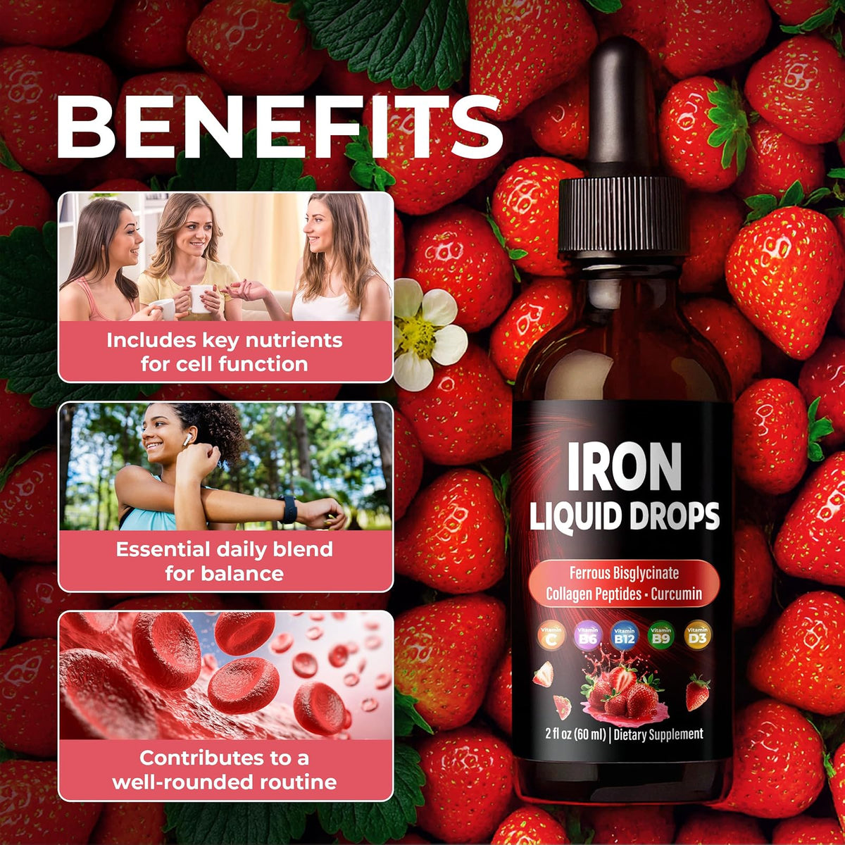 FitVitality liquid iron benefits