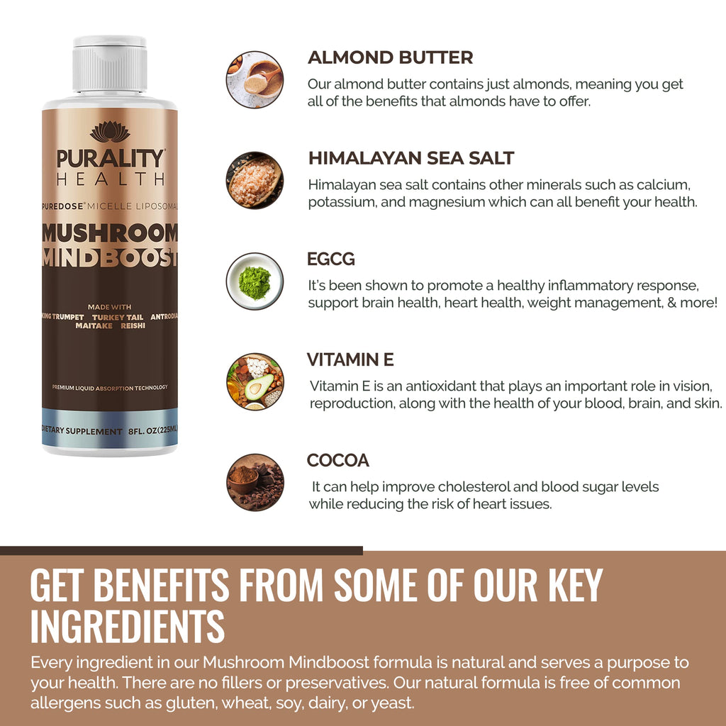 Five mushroom blends for focus