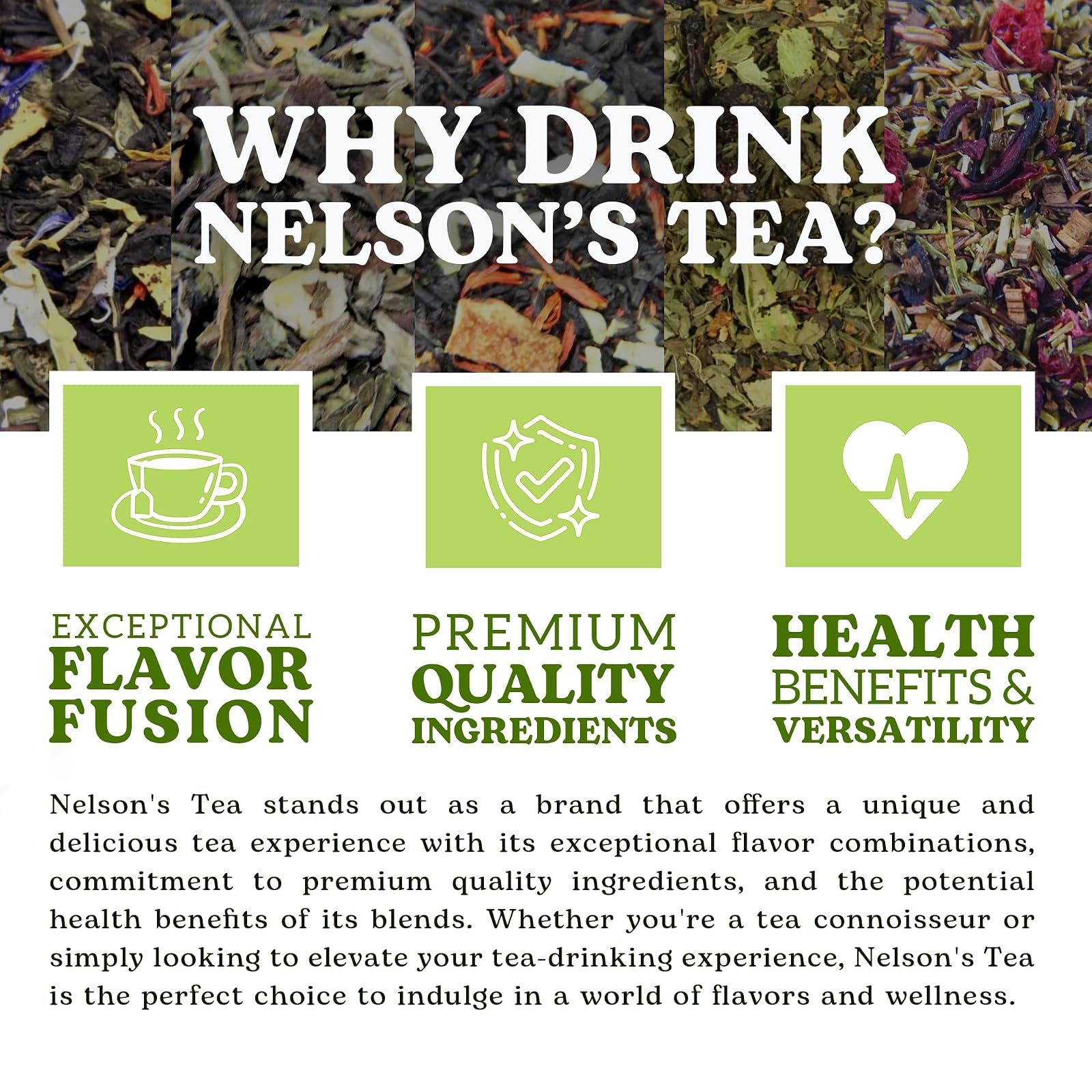 five unique herbal tea flavours