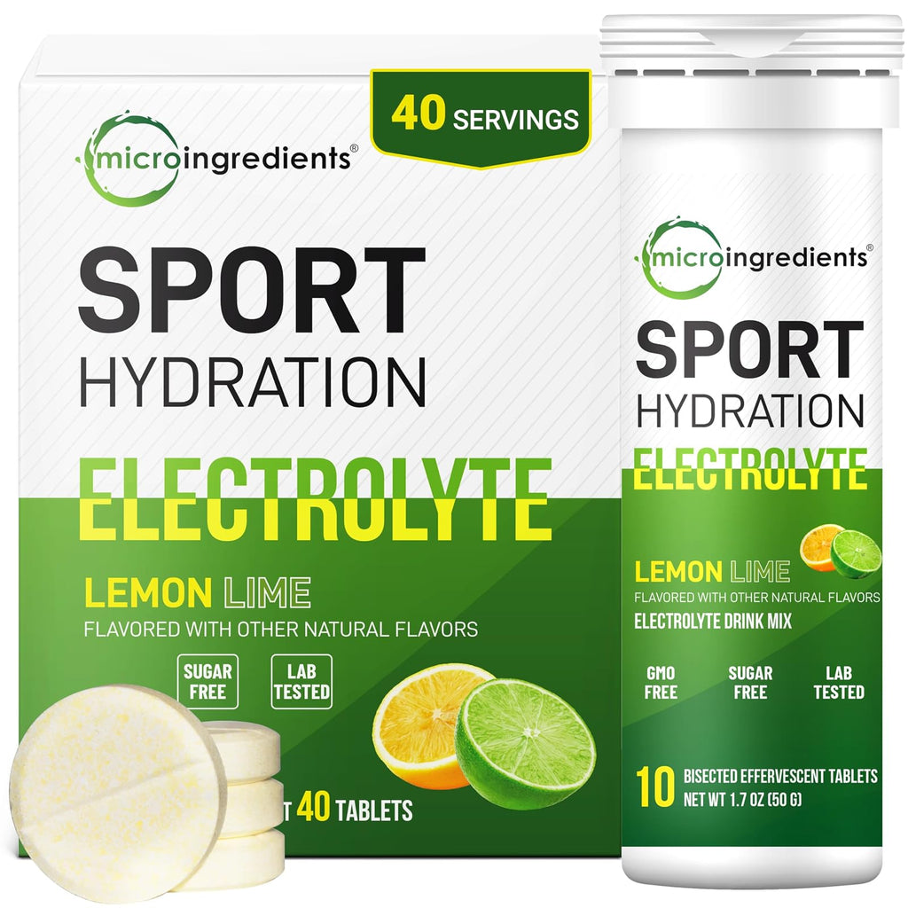 Fizzy electrolyte drink tablets for hydration