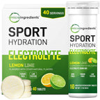 Fizzy electrolyte drink tablets for hydration
