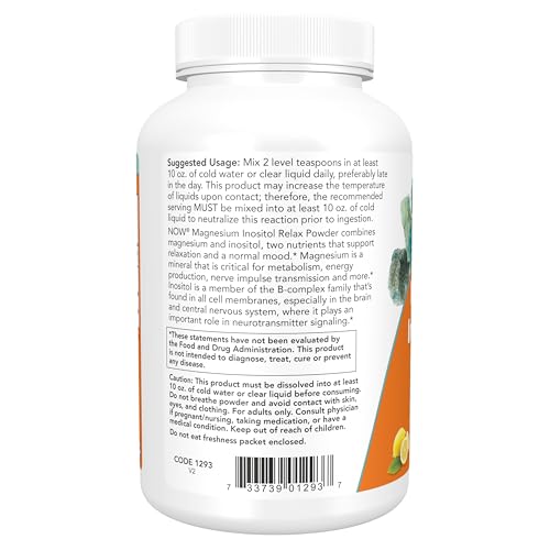 Fizzy lemonade flavor magnesium drink mix