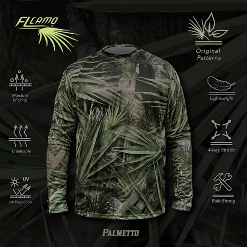 FL Camo Palmetto shirt for fishing