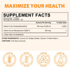 flasture vitamin D3 K2 for heart support