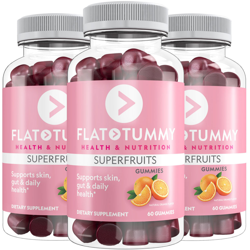 Flat Tummy Superfruits Gummies for immune support