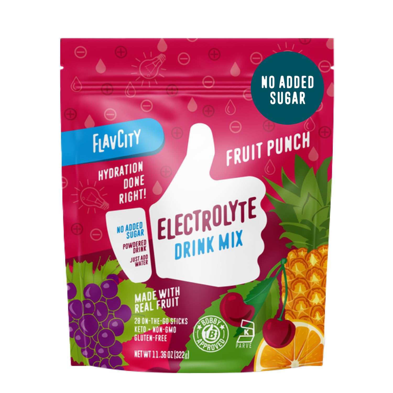 FlavCity electrolyte powder for hydration