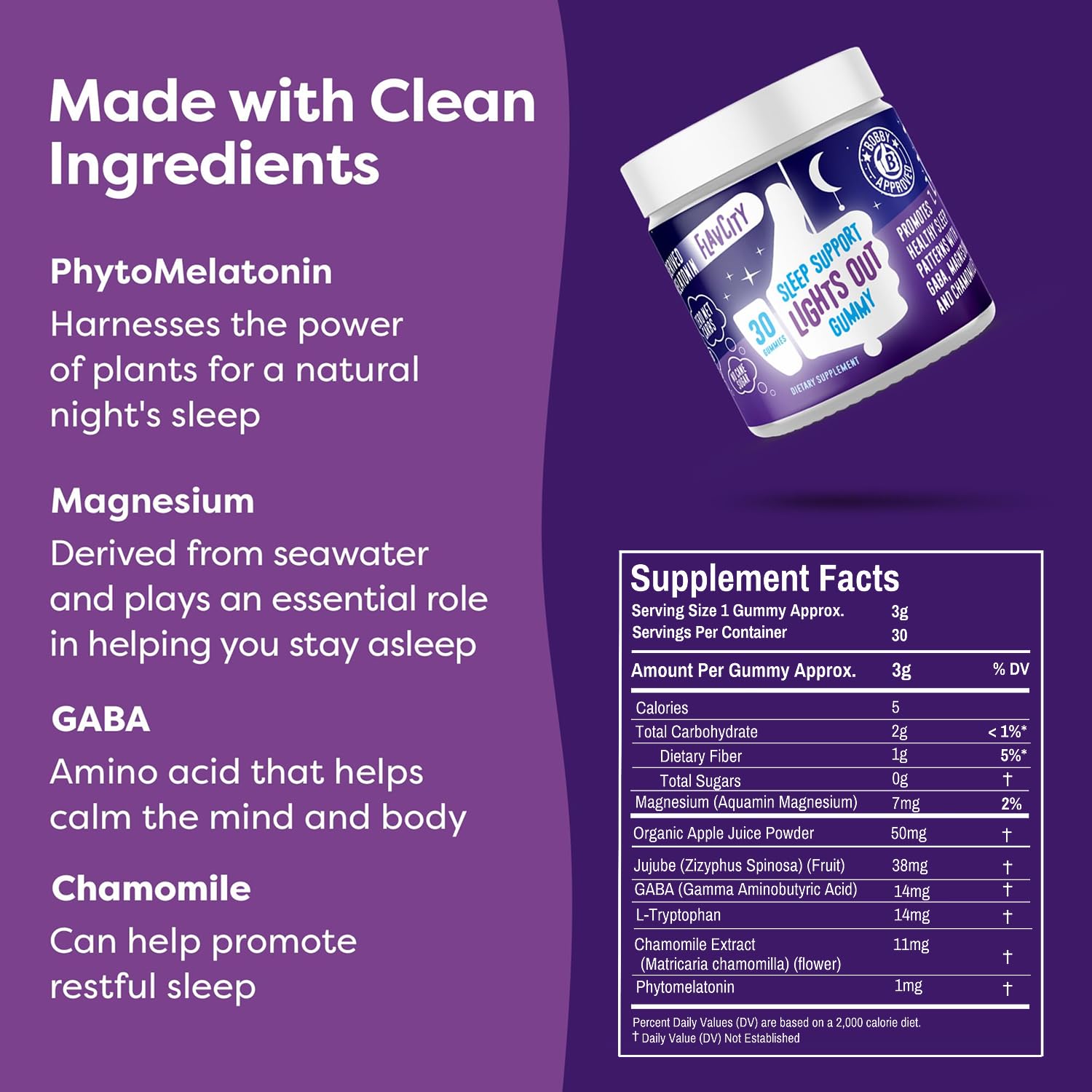 FlavCity melatonin for improved sleep routine