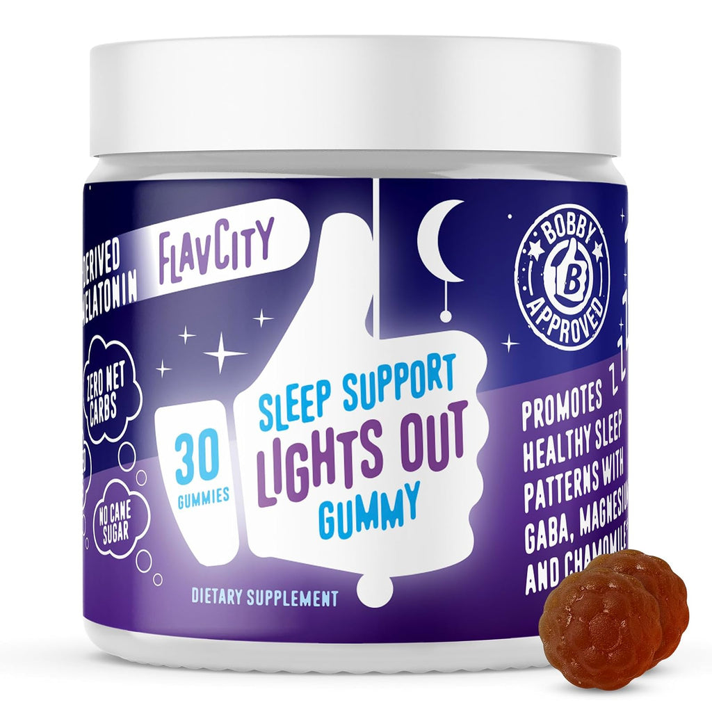 FlavCity melatonin gummies for restful sleep