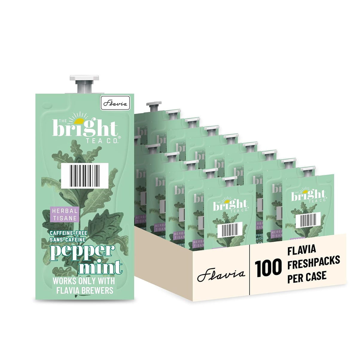 Flavia peppermint herbal tea freshpacks