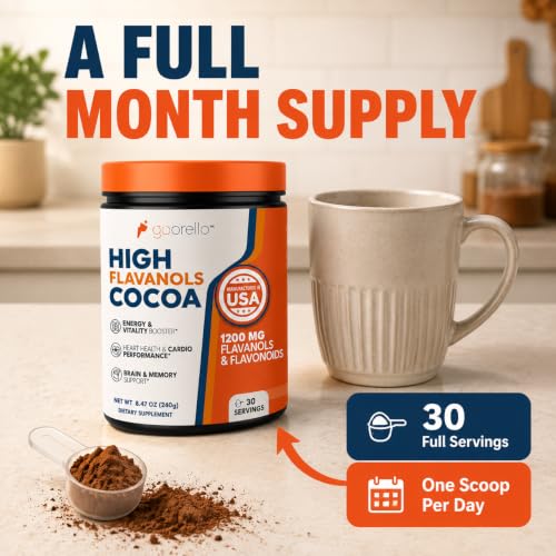 flavonoid-rich cocoa powder for smoothies