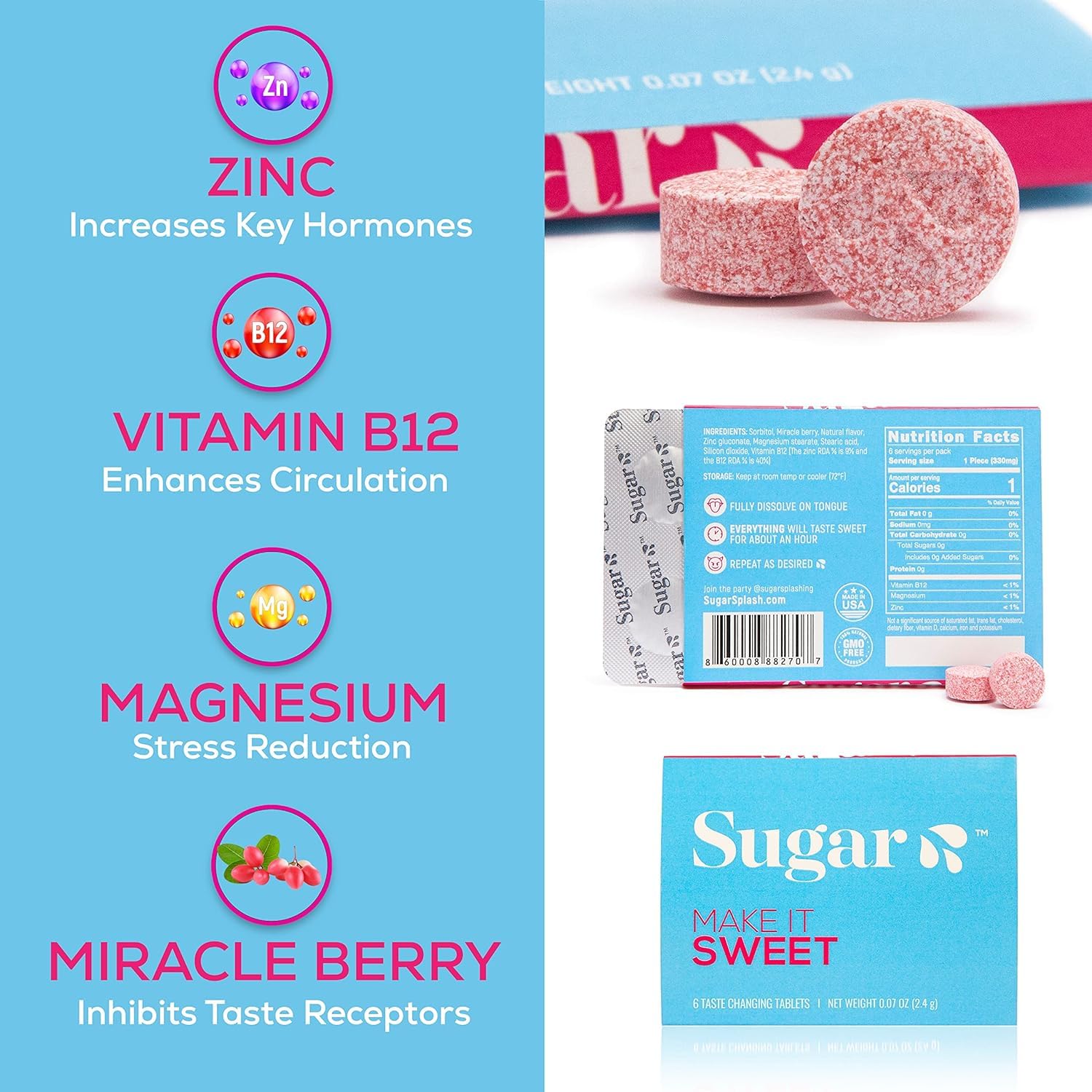 flavor tripping tablets for sweetness