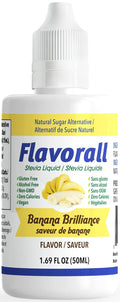 Flavorall stevia banana brilliance drops
