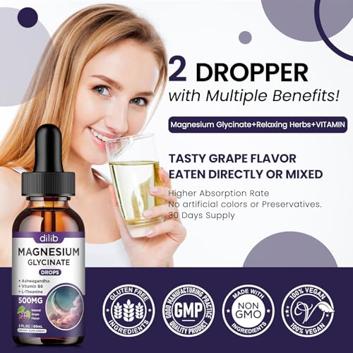 flavored magnesium drops for convenient use