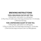 flavorful ginger and cinnamon tea