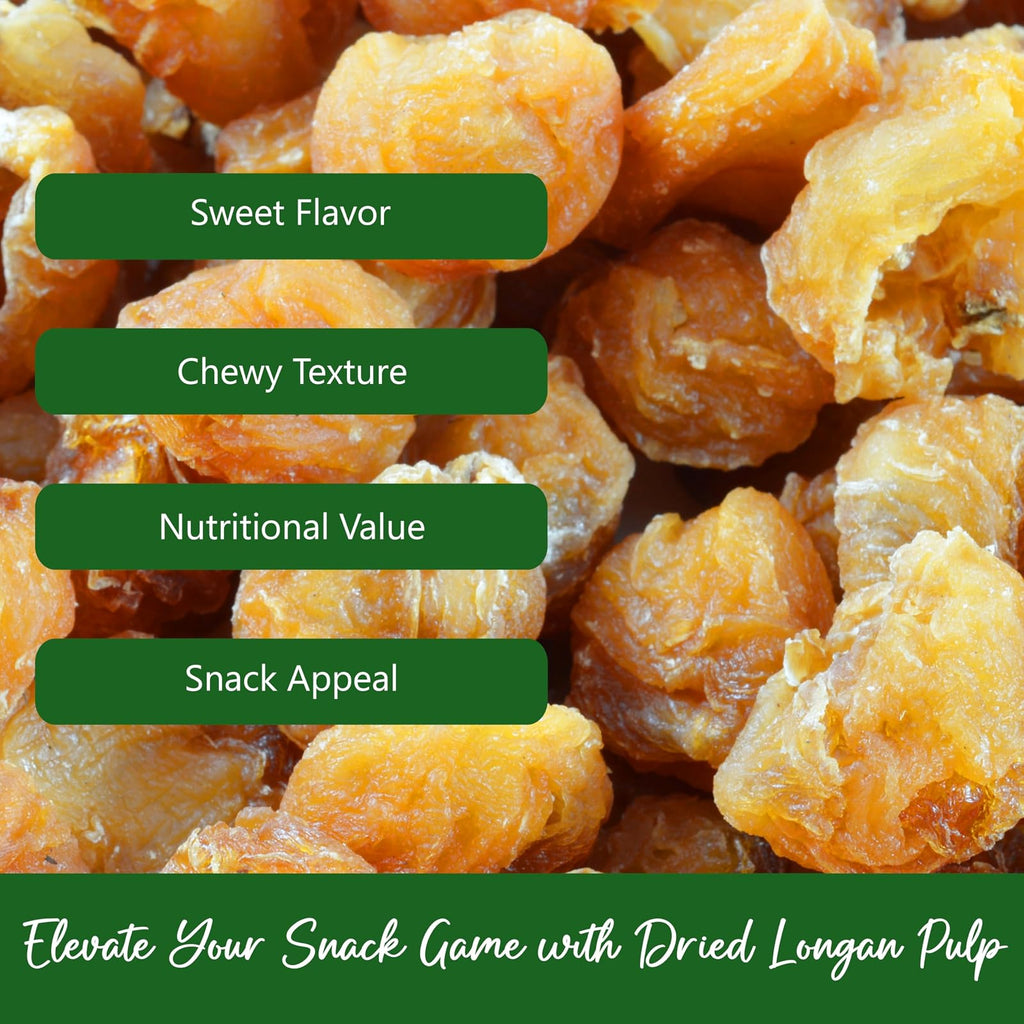 flavorful longan pulp for ginger tea