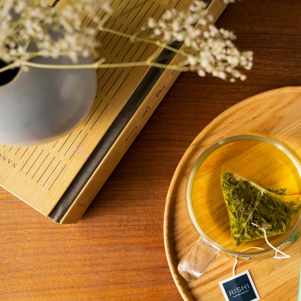 flavorful organic green tea infusion