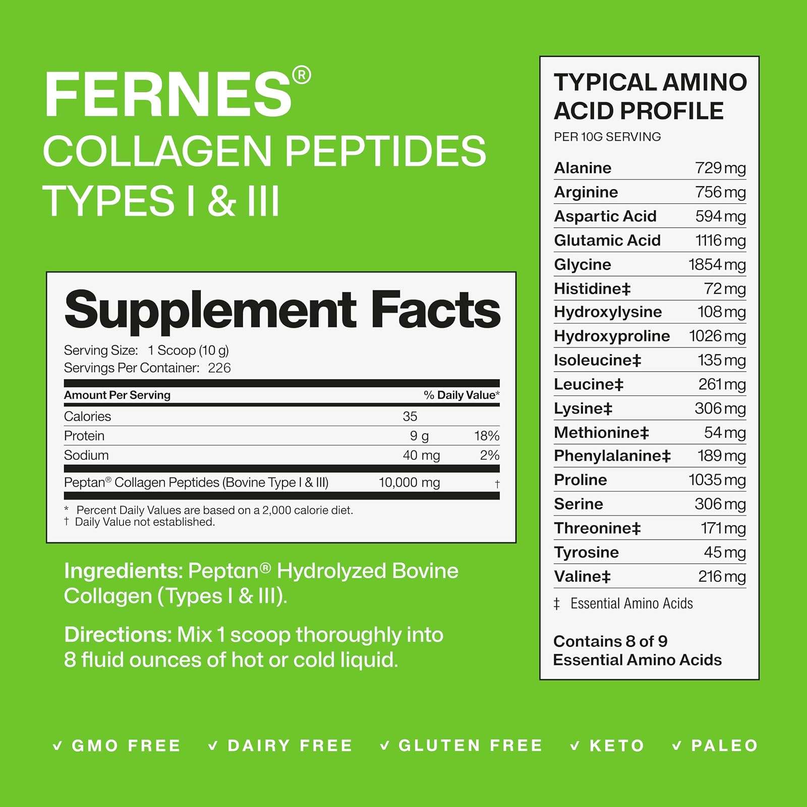 flavorless hydrolyzed collagen peptides