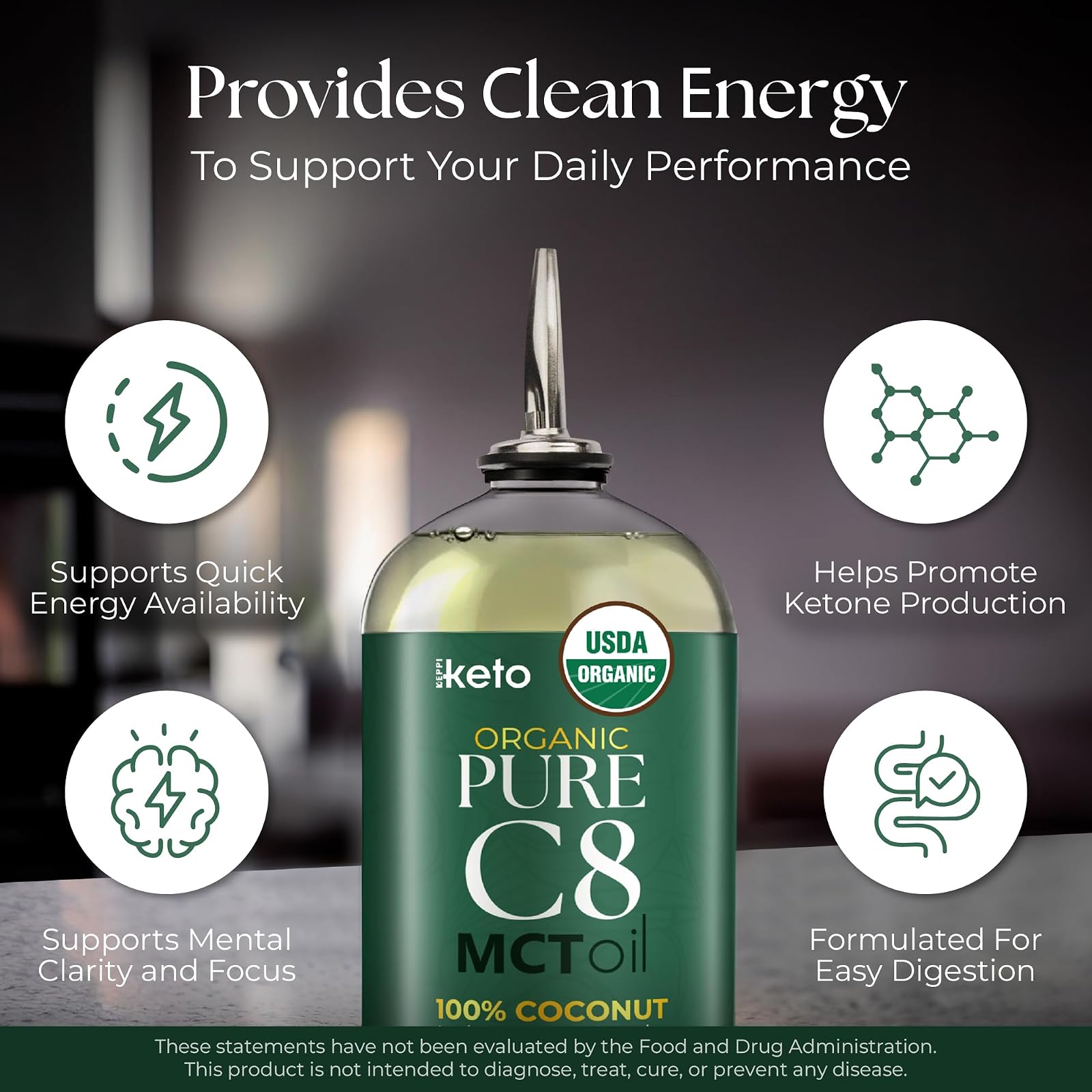 Flavorless MCT oil for smoothies
