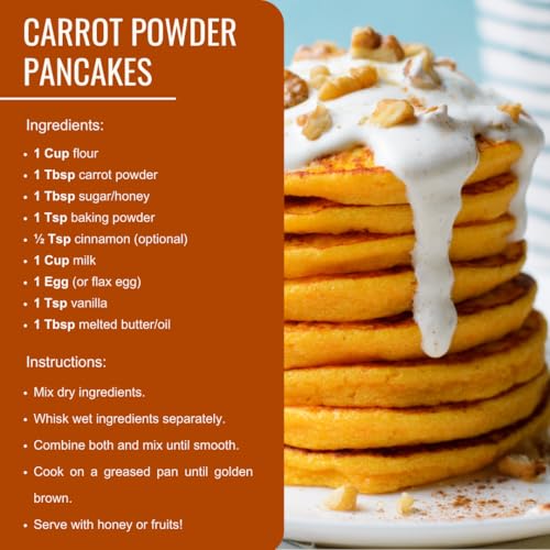 Flavour Drum carrot powder for nutrition