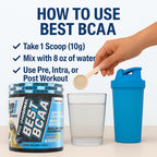 flavoured BCAA powder for athletes