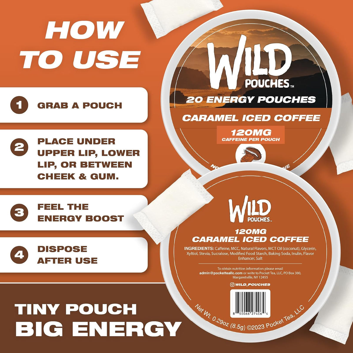 flavoured caffeine pouches for endurance
