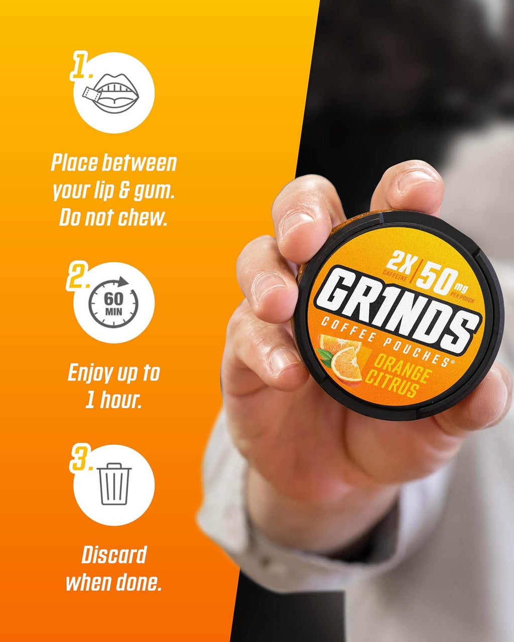 flavoured coffee pouches for energy
