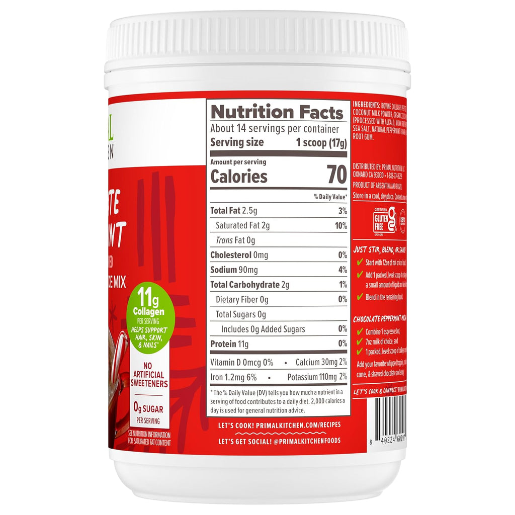 flavoured collagen peptide supplement