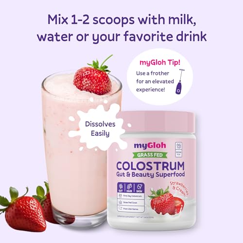 flavoured colostrum powder for easy mixing