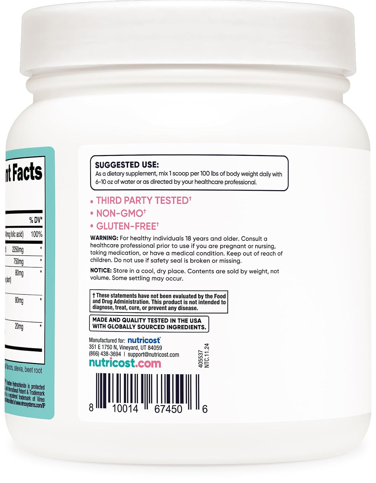 flavoured creatine for tasty nutrition
