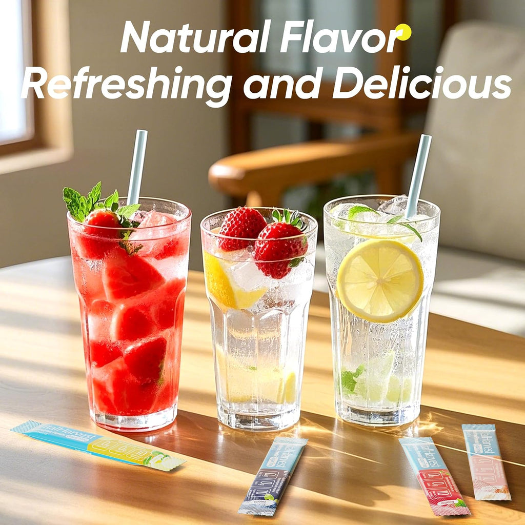 flavoured electrolyte drink mix packets