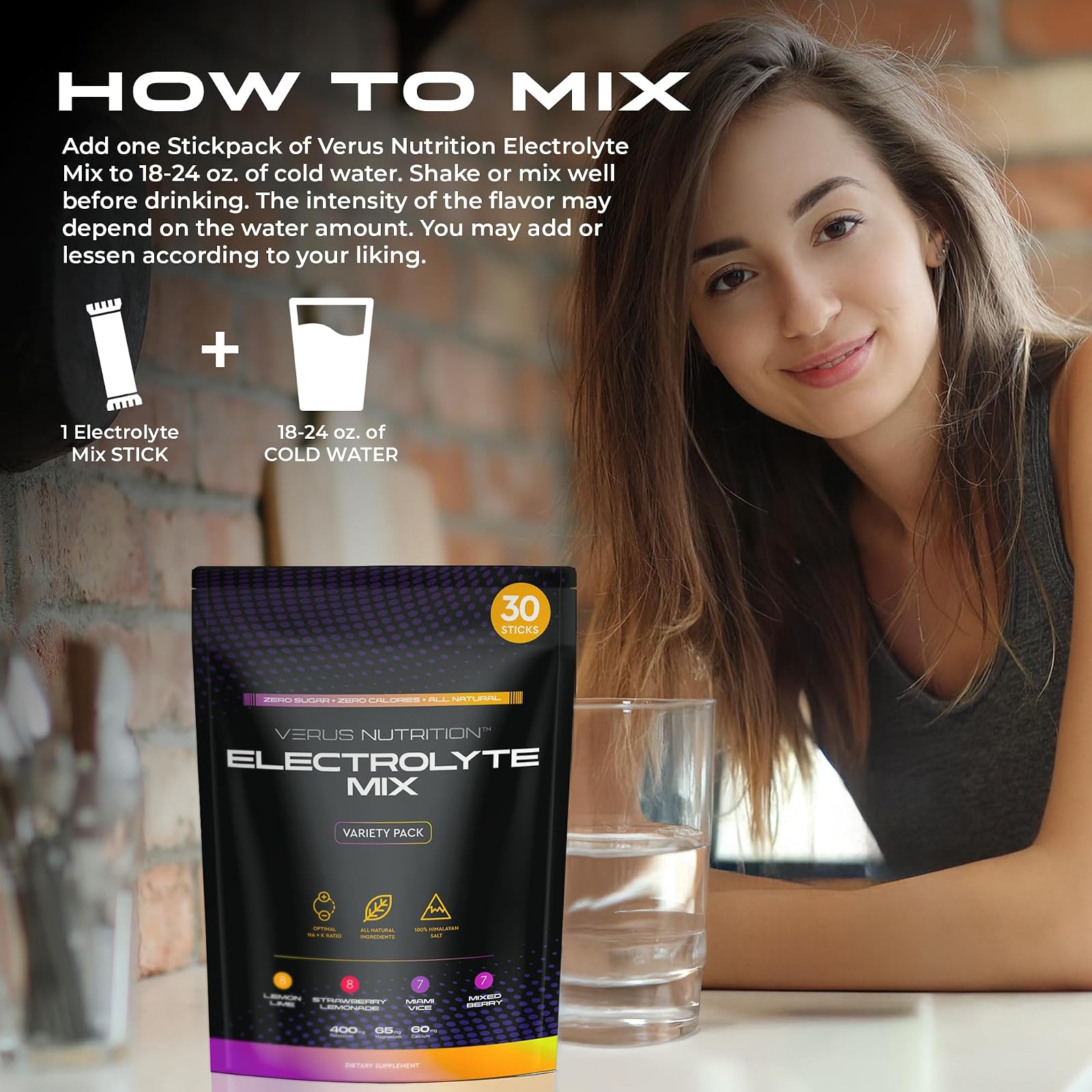 flavoured electrolyte powder for energy