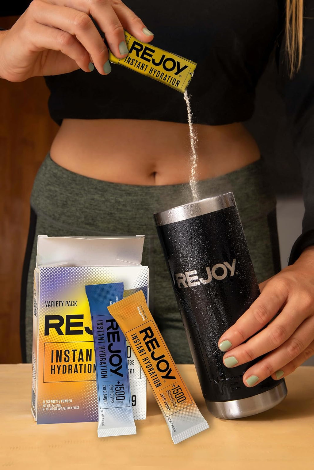 flavoured electrolyte powder for refreshing drinks