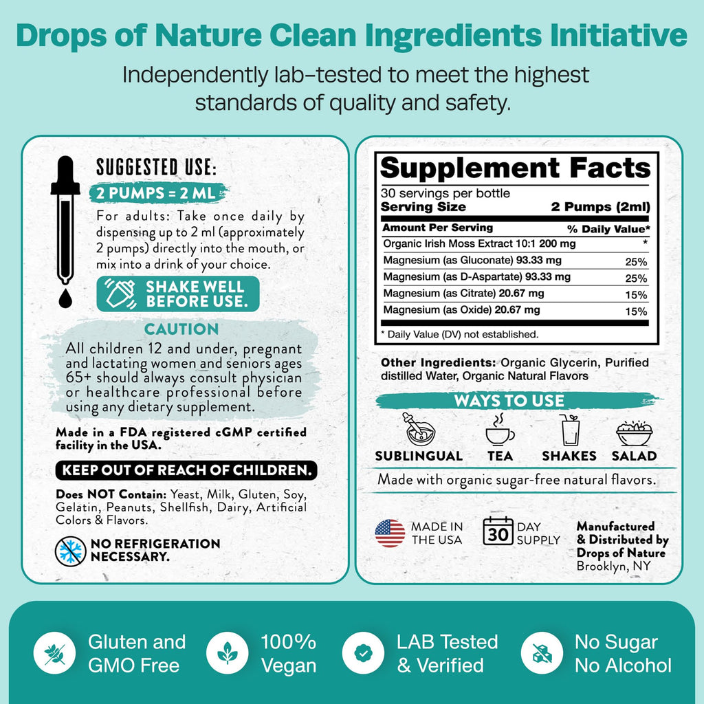 flavoured magnesium drops for daily use