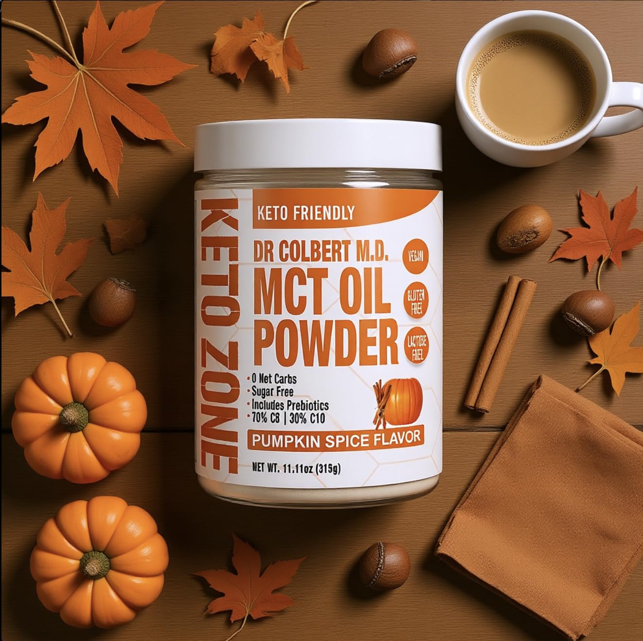 flavoured mct oil for coffee