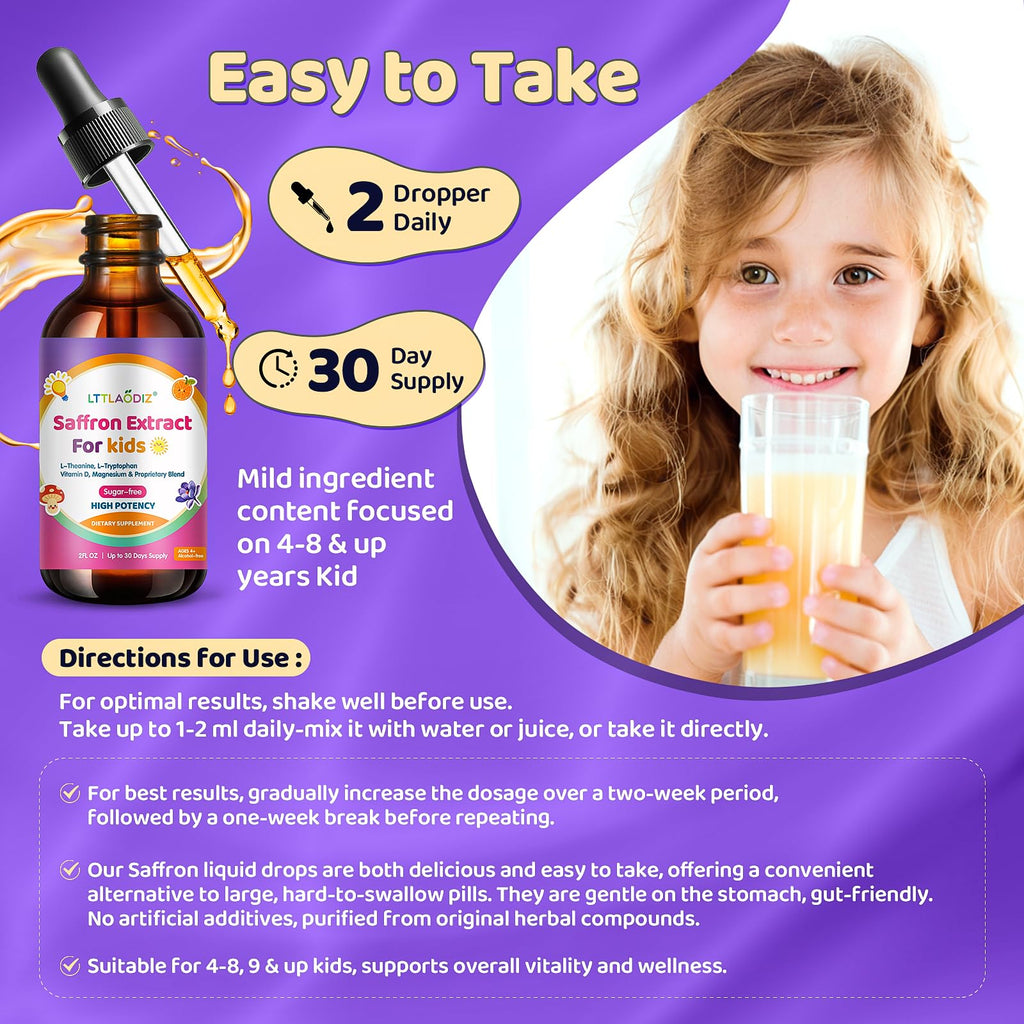 flavoured saffron drops for kids