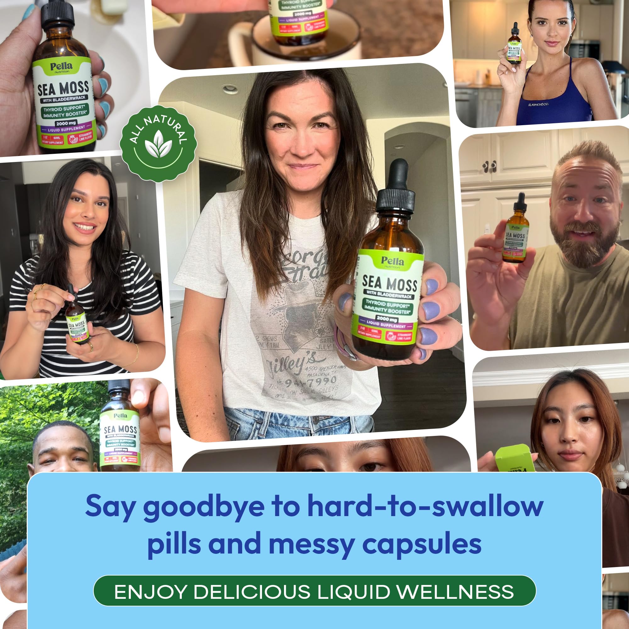 flavoured sea moss health drops