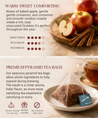 flavourful apple cinnamon tea blend