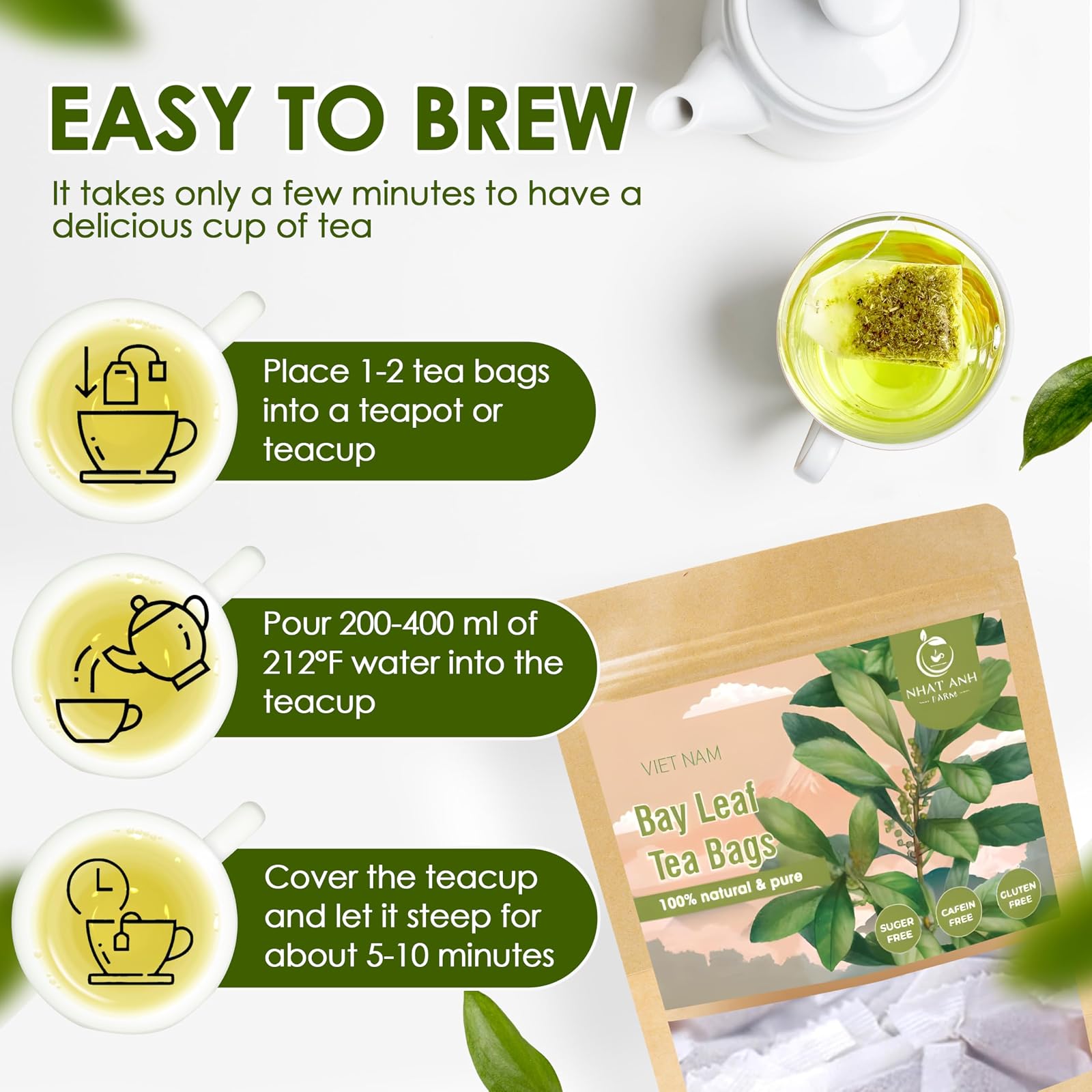 flavourful bay leaf tea for wellness