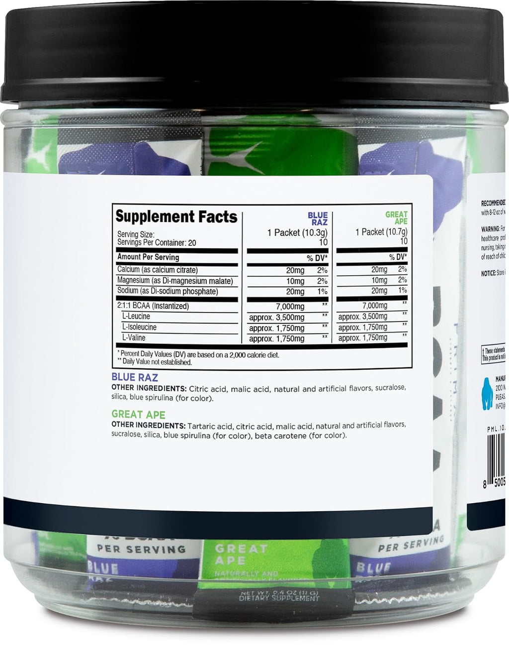 Flavourful BCAA options for athletes