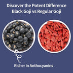 flavourful black goji berries infusion