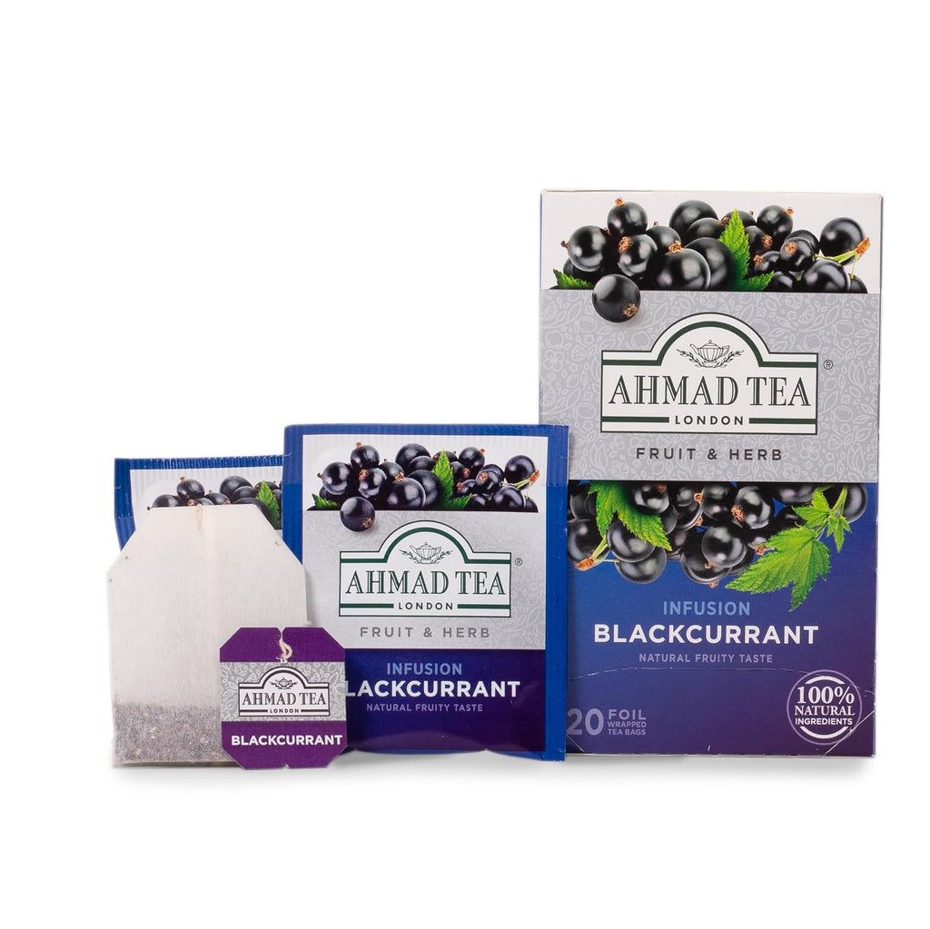 flavourful blackcurrant herbal tea blend