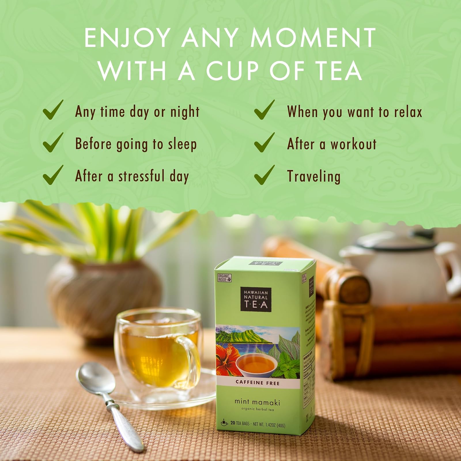 Flavourful caffeine-free tea option