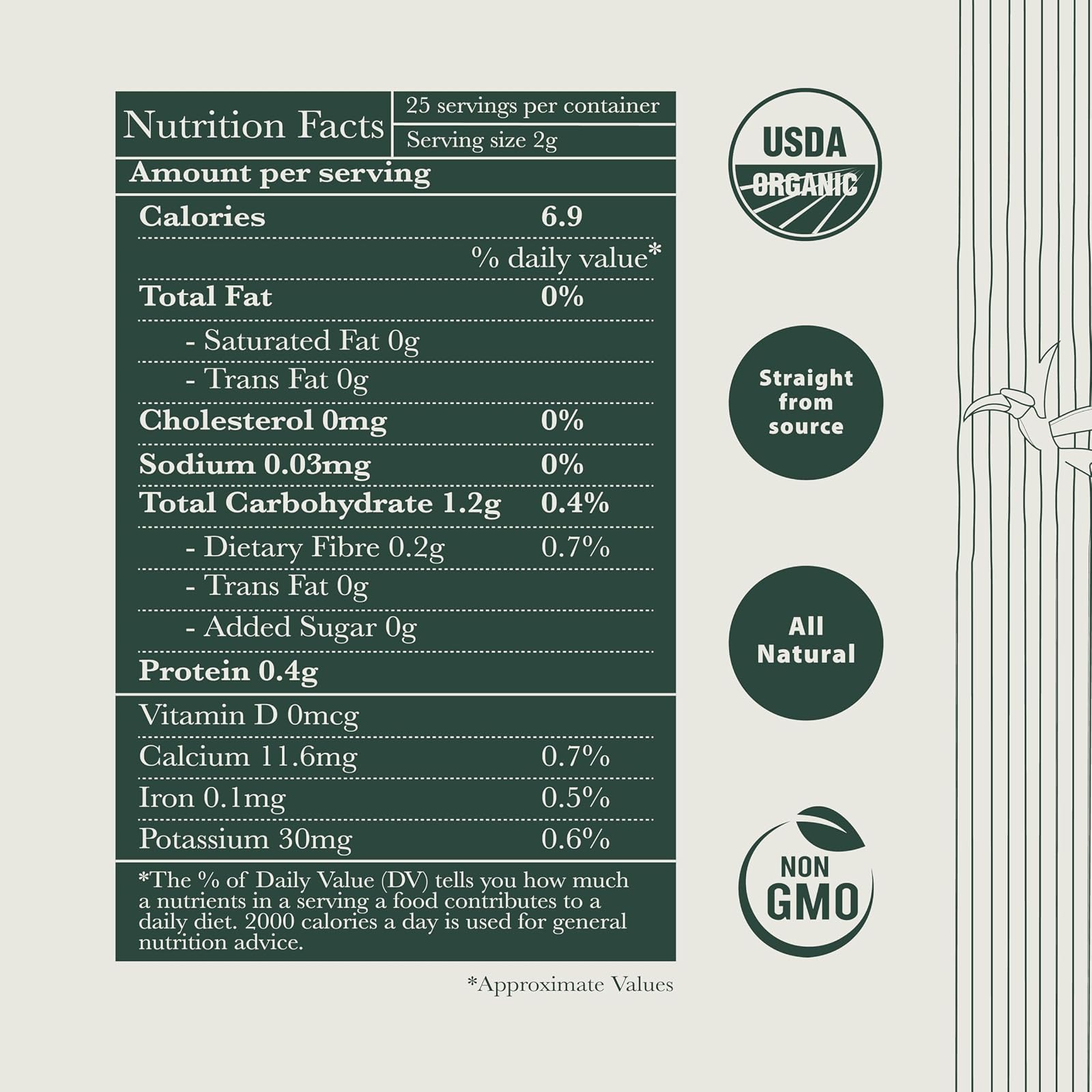 flavourful chamomile mint green tea