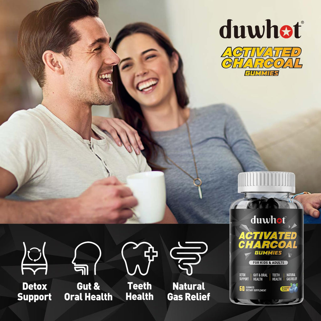 flavourful charcoal gummies for digestion
