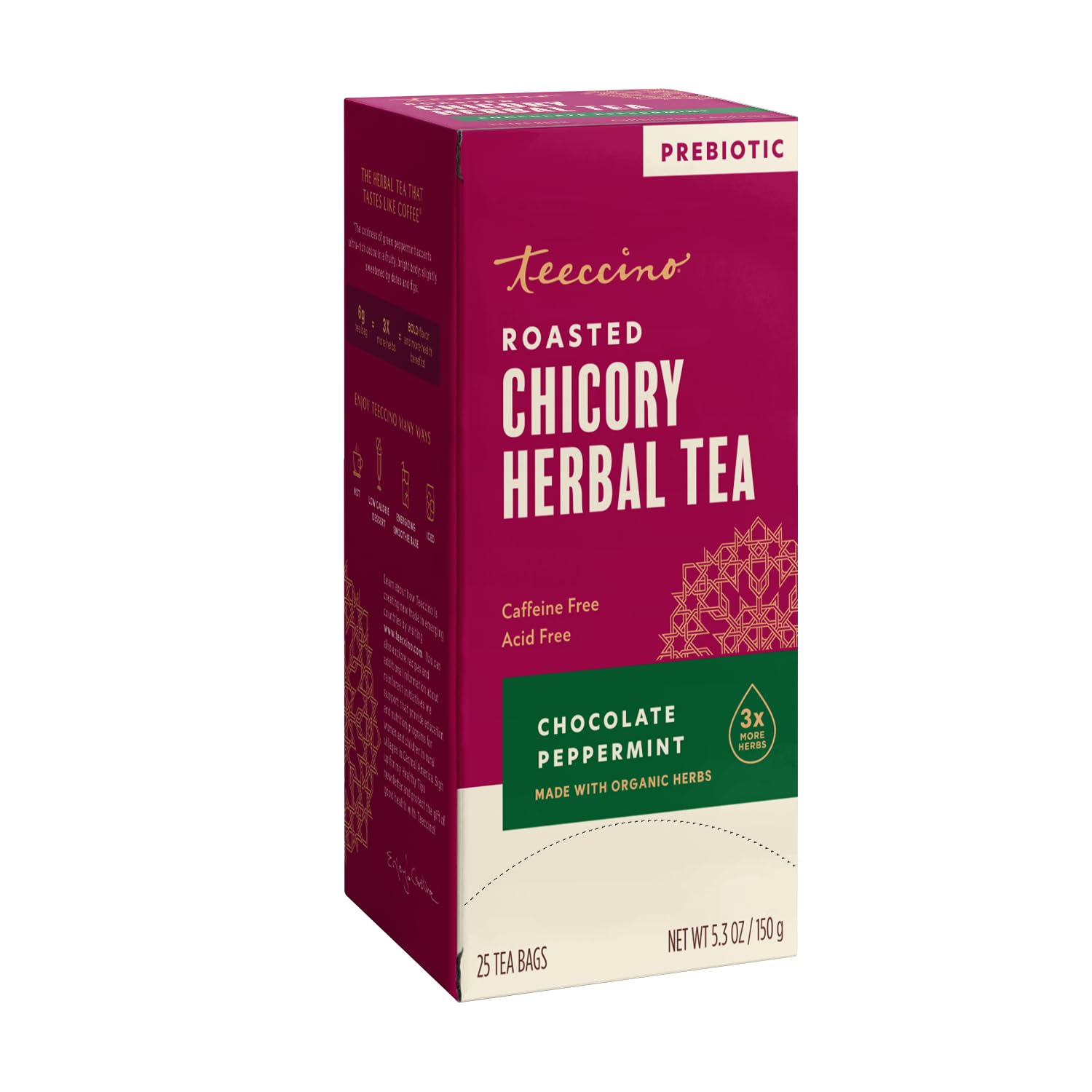 flavourful chocolate peppermint tea blend