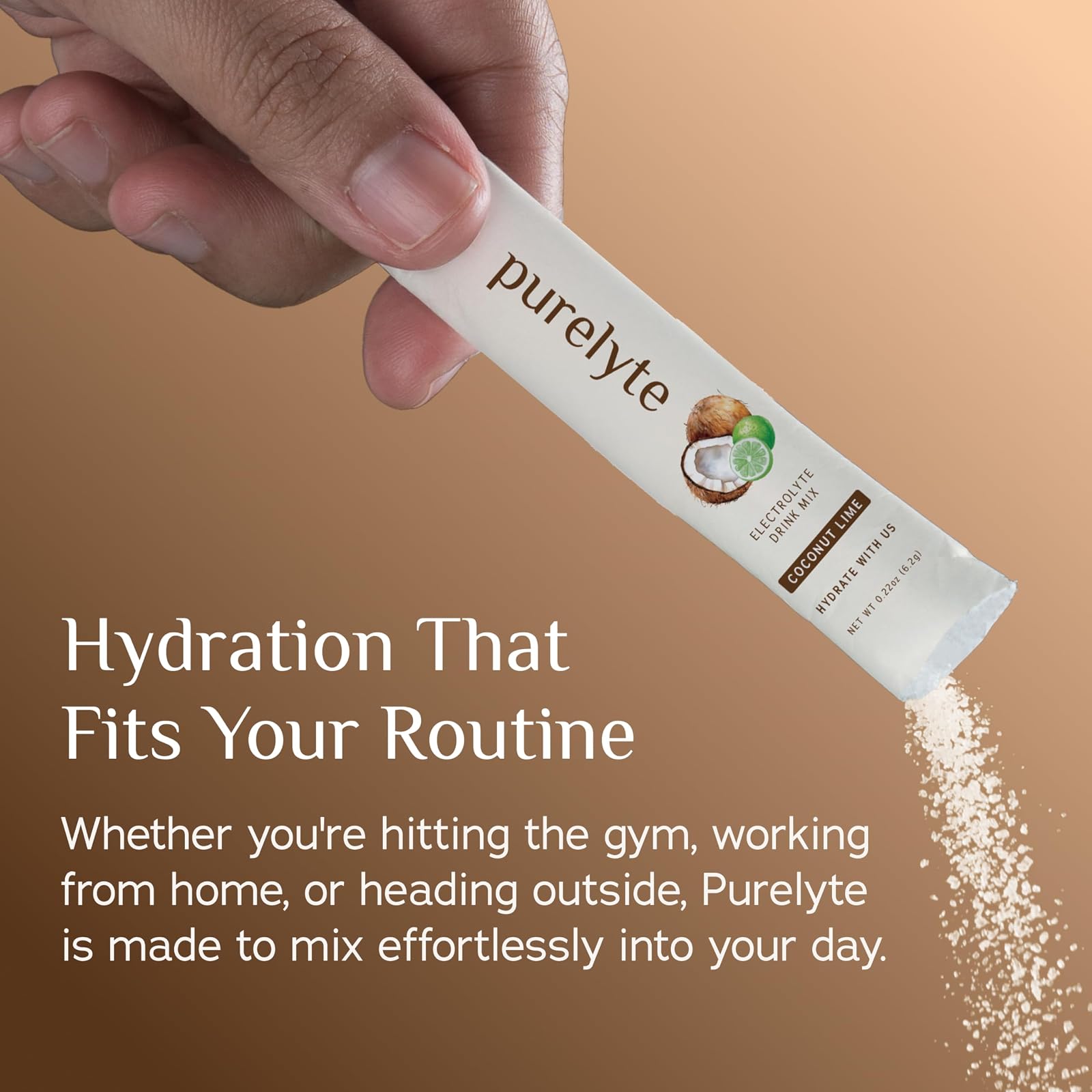 flavourful coconut lime hydration solution