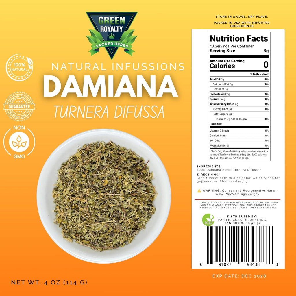 flavourful damiana herbal infusion