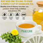 Flavourful dandelion tea for relaxation