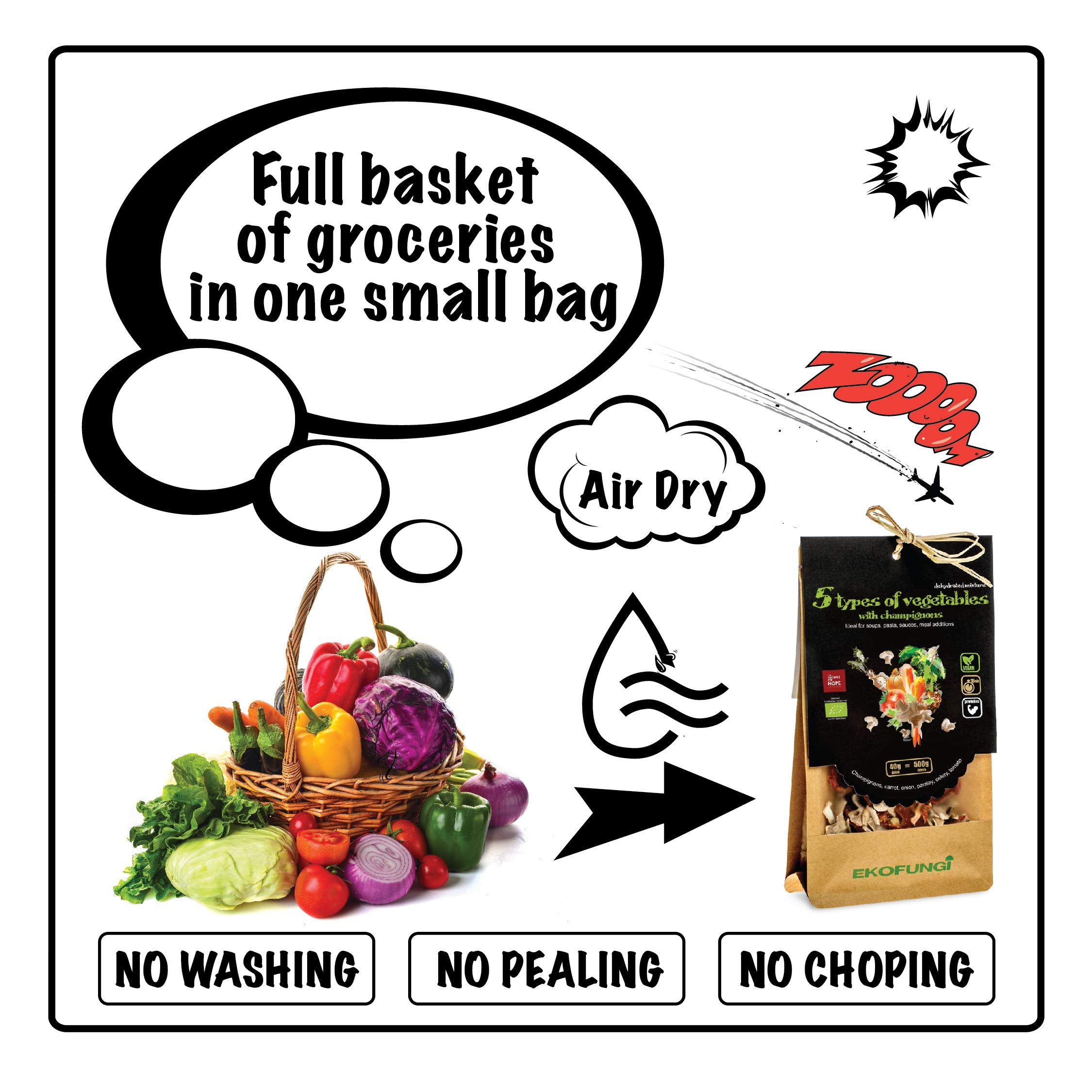 flavourful dehydrated mushroom ingredients