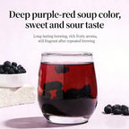 flavourful dried black mulberry infusion